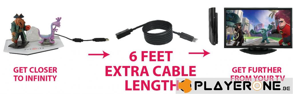 DISNEY INFINITY - USB Extention Cable : ShopForGeek.com: Llave USB