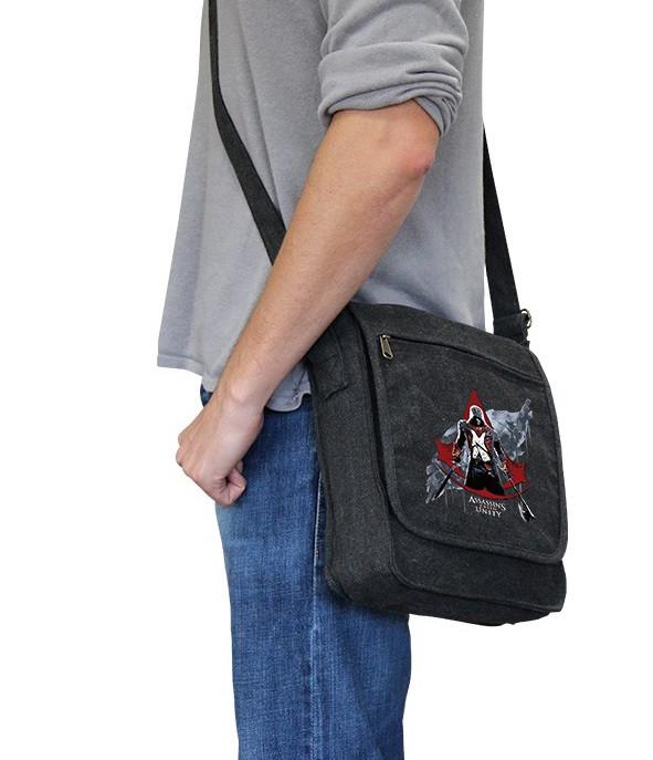 ASSASSIN'S CREED - Messenger Bag CREST ROUGE - Small Size : ShopForGeek ...