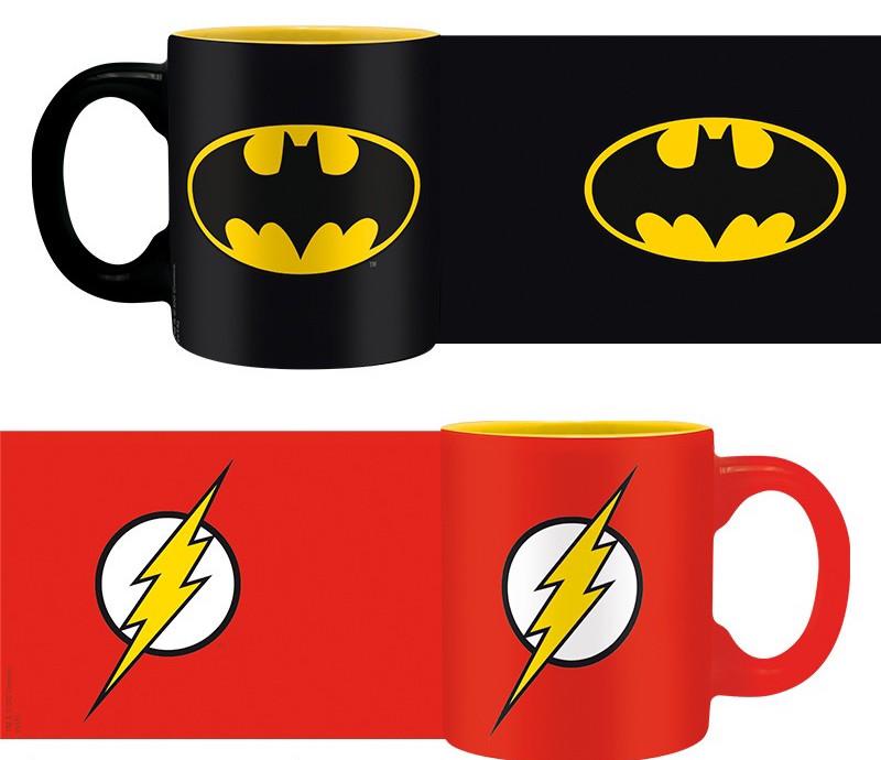 DC COMICS - Set 2 Mini-Mugs - Batman & Flash : ShopForGeek.com: Mug ...