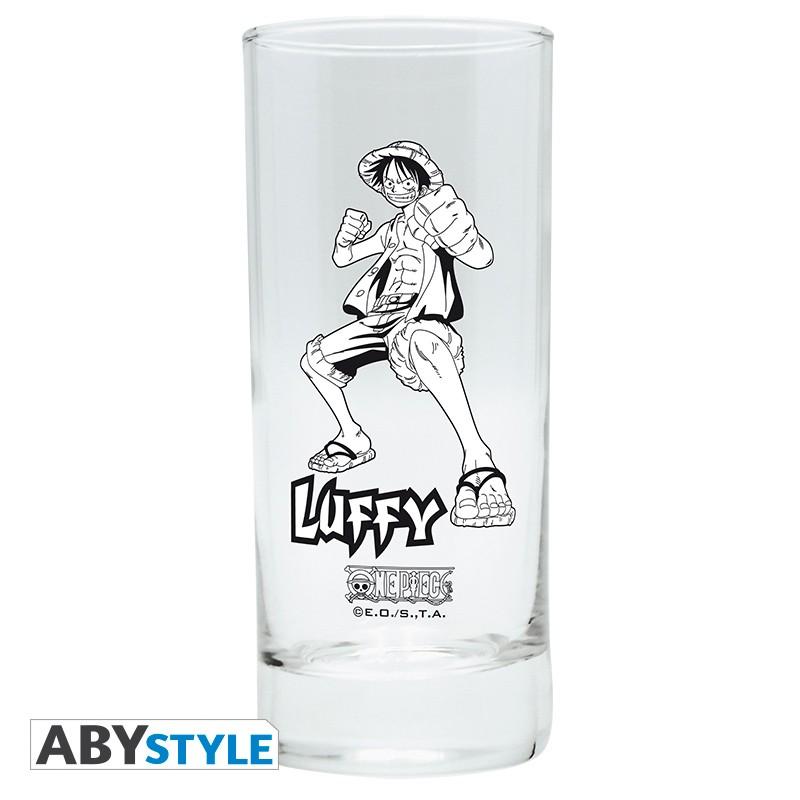 ONE PIECE - Glass - Luffy Action : ShopForGeek.com: Glass ABYstyle One ...