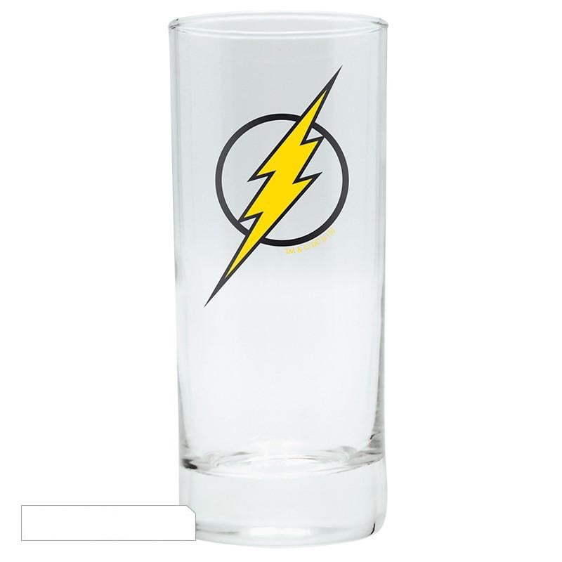 DC COMICS - Glass - Flash Logo : ShopForGeek.com: Glass ABYstyle DC Comics