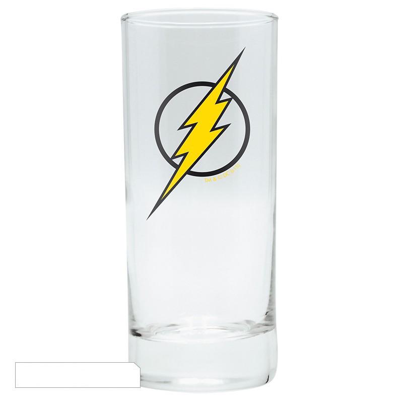 DC COMICS - Glass - Flash Logo : ShopForGeek.com: Glass ABYstyle DC Comics