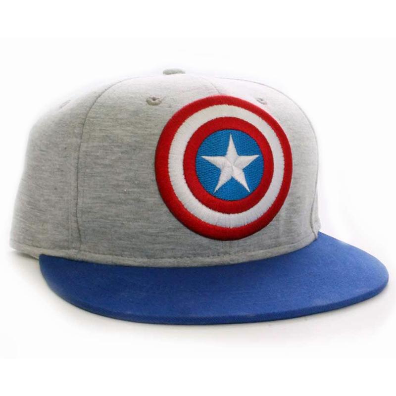 CAPTAIN AMERICA - Cap Vintage Logo Classic - Grey : ShopForGeek.com ...