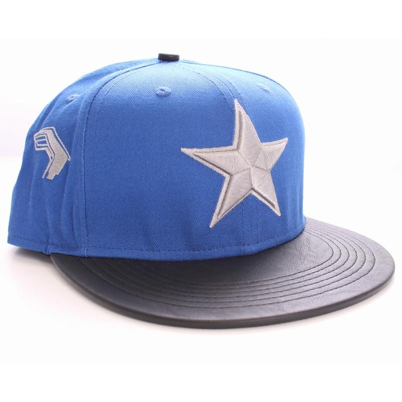 CAPTAIN AMERICA - Star Logo Cap- Blue : ShopForGeek.com: Cap Cotton ...