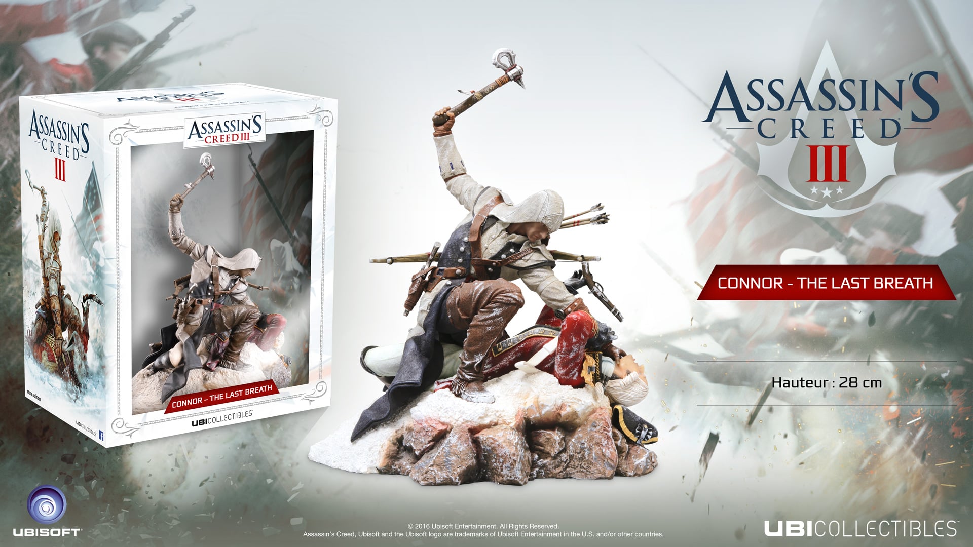ASSASSIN'S CREED 3 - Figurine Connor Diorama (Officiel Ubisoft ...