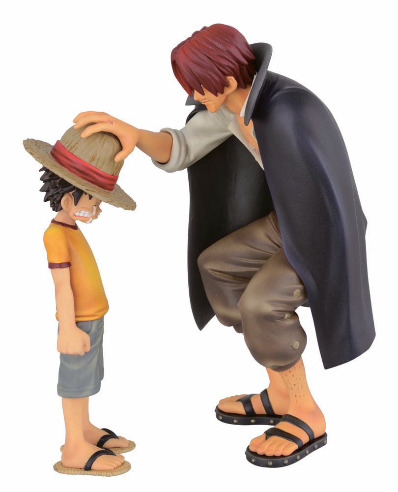 ONE PIECE - Figurine Dramatic Showcase Luffy + Shanks - Pack 2 Fig ...