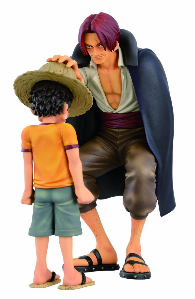 ONE PIECE - Figurine Dramatic Showcase Luffy + Shanks - Pack 2 Fig ...