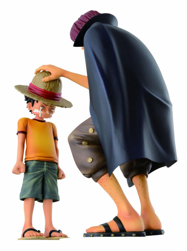 ONE PIECE - Figurine Dramatic Showcase Luffy + Shanks - Pack 2 Fig ...