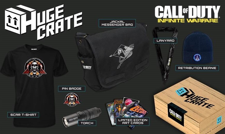 HUGE CRATE - Box Call of Duty Infinite Warfare (L) : ShopForGeek.com ...