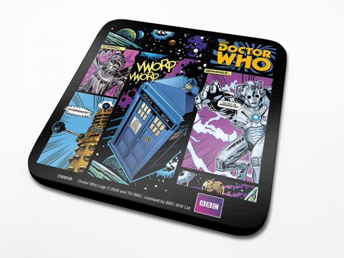 DOCTOR WHO - Coaster - Comic Strip : ShopForGeek.com: Coaster Doctor Who
