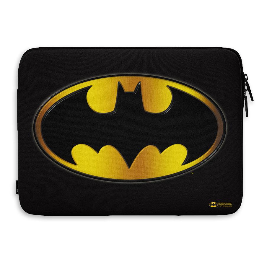 DC COMICS - Laptop Sleeve 13 Inch - Batman Gold Logo : ShopForGeek.com ...
