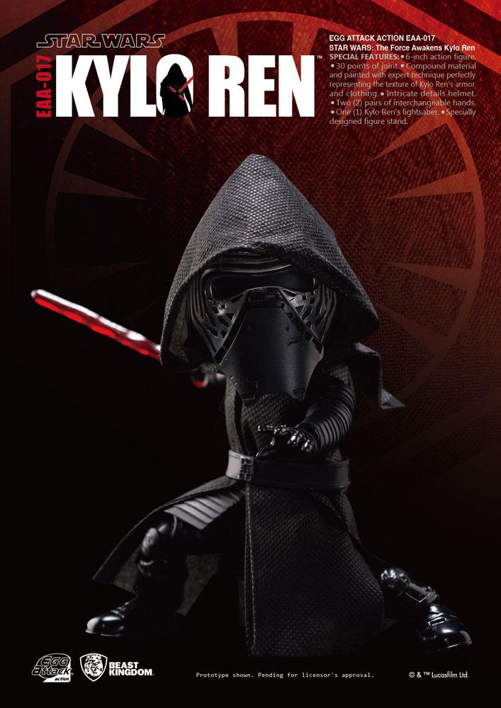Egg Attack Action EAA-017 - Star Wars VII - Kylo Ren : ShopForGeek.com: Figurita La Guerra de ...