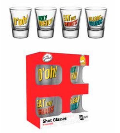 SIMPSONS - Shot Glass - Quotes : ShopForGeek.com: Glass GB Eye Simpsons