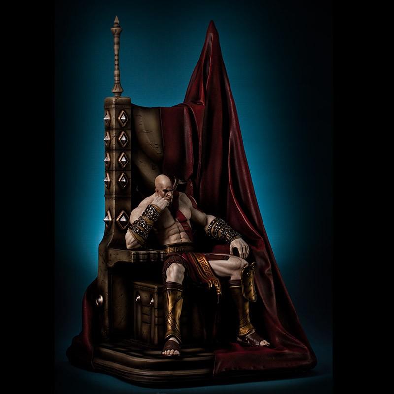 GOD OF WAR - Kratos on Throne Statue 29 inch - 1250 ex : ShopForGeek ...