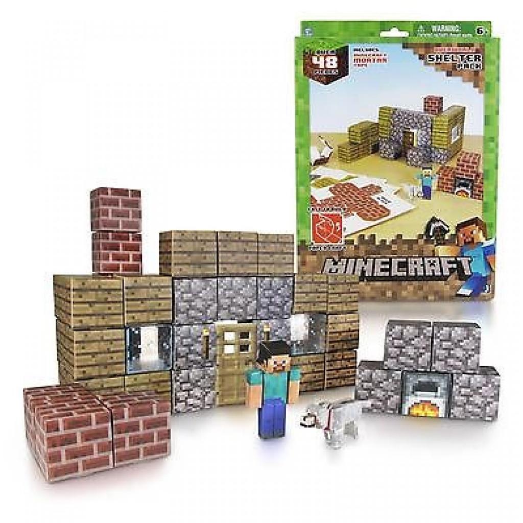 MINECRAFT - Papercraft - Shelter Set : ShopForGeek.com: Figurines Minecraft