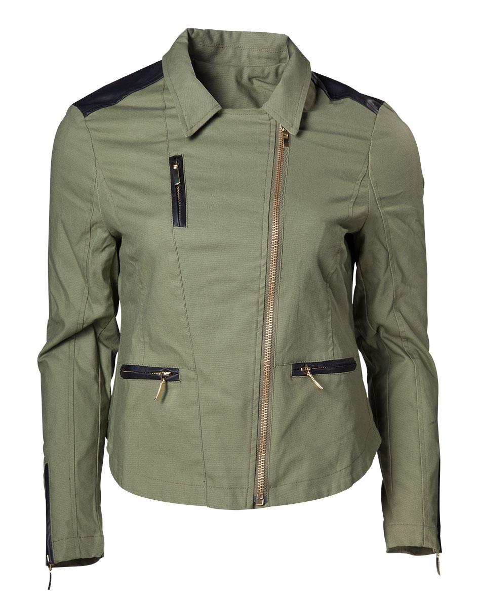 ZELDA - Biker Jacket with Triforce Logo - GIRL (XS) : ShopForGeek.com ...