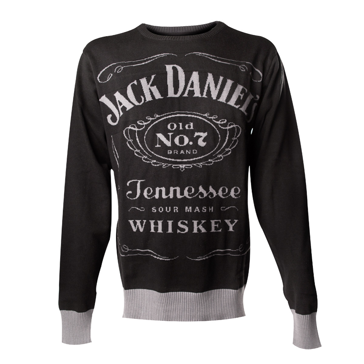 JACK DANIEL'S - Black Knitted Sweater (L) : ShopForGeek.com: Jumper ...