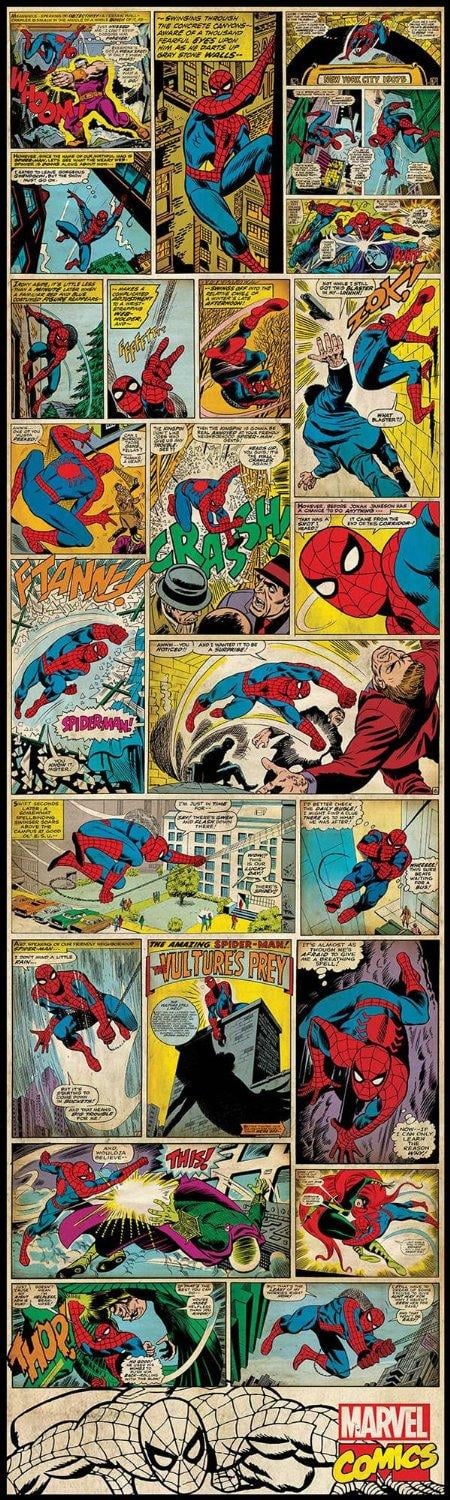 MARVEL - Wall Decals - Comic Panel Spiderman Classic : ShopForGeek.com ...