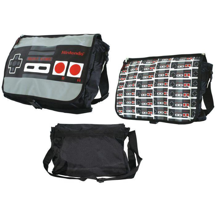 NINTENDO - Reversible Flap Messenger Bag : ShopForGeek.com: Bag Difuzed ...