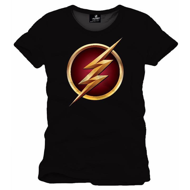 FLASH - T-Shirt Flash TV New Logo 3D (S) : ShopForGeek.com: T-Shirt ...
