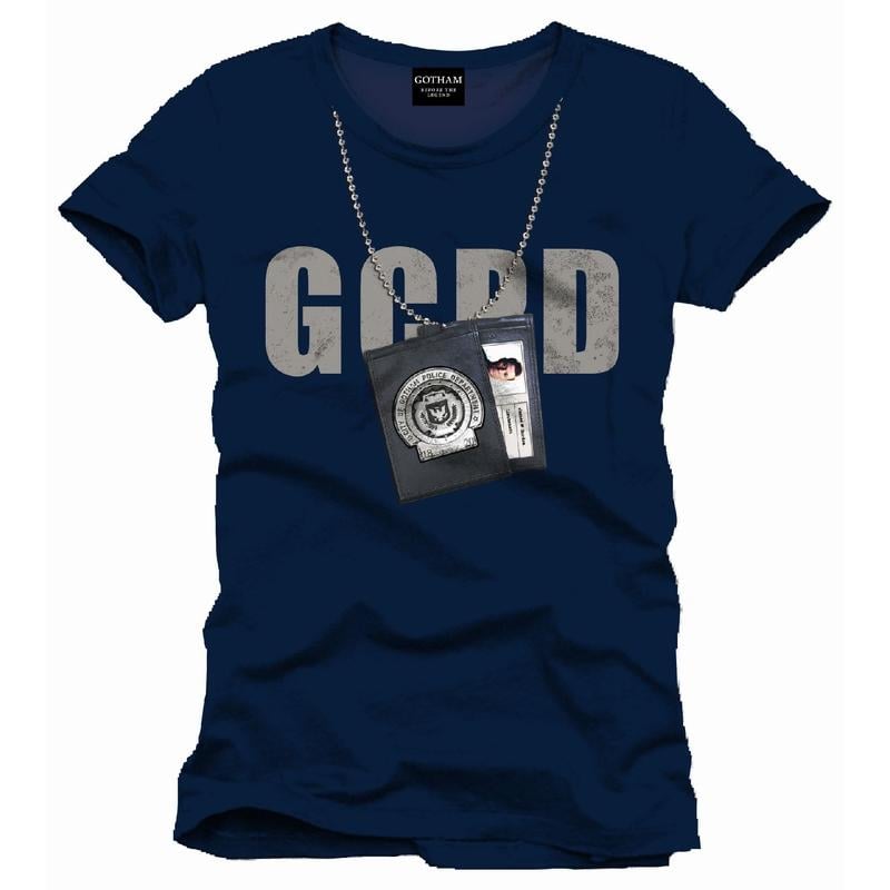 BATMAN - T-Shirt Gotham GCPD Chain Badge (L) : ShopForGeek.com: T-Shirt ...