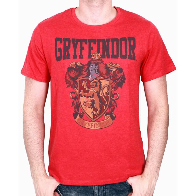 HARRY POTTER - T-Shirt Griffindor School - Red (S) : ShopForGeek.com: T ...