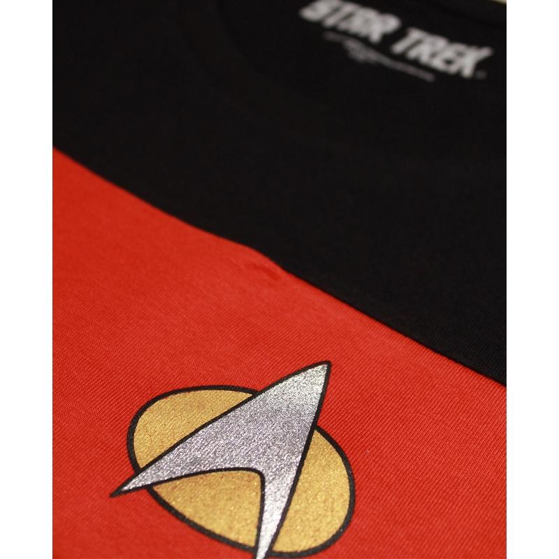 STAR TREK - T-Shirt NEXT GENERATION Red Uniform (XL) : ShopForGeek.com ...