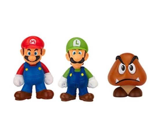 NINTENDO - Micro Figurines - Mario / Luigi / Goomba : ShopForGeek.com ...