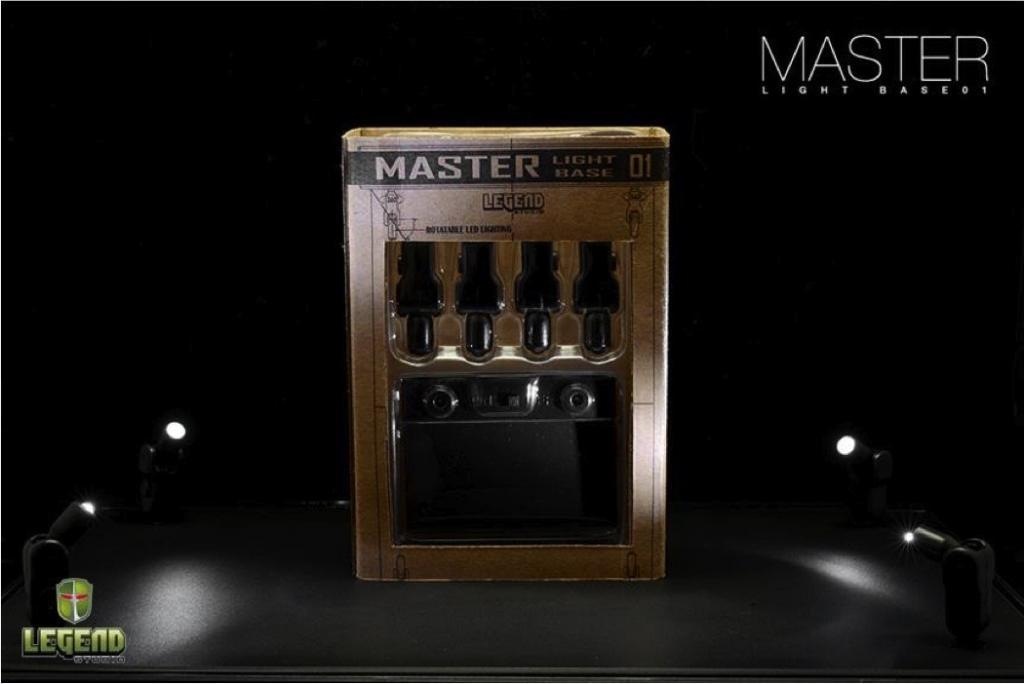Master Light Base - Black Display Stage - White Lights : ShopForGeek ...