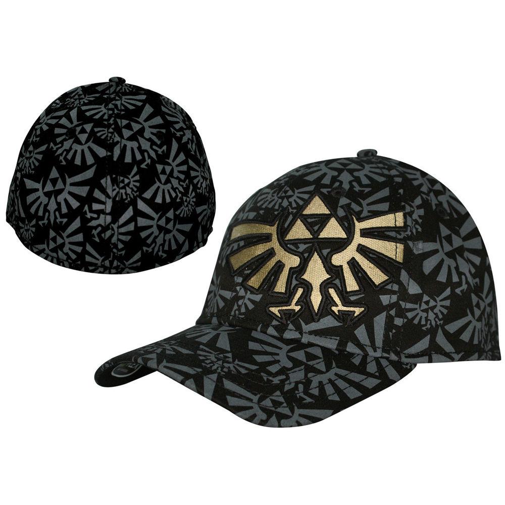 NINTENDO - Black Flex Cap With Zelda Logo : ShopForGeek.com: Cap ...