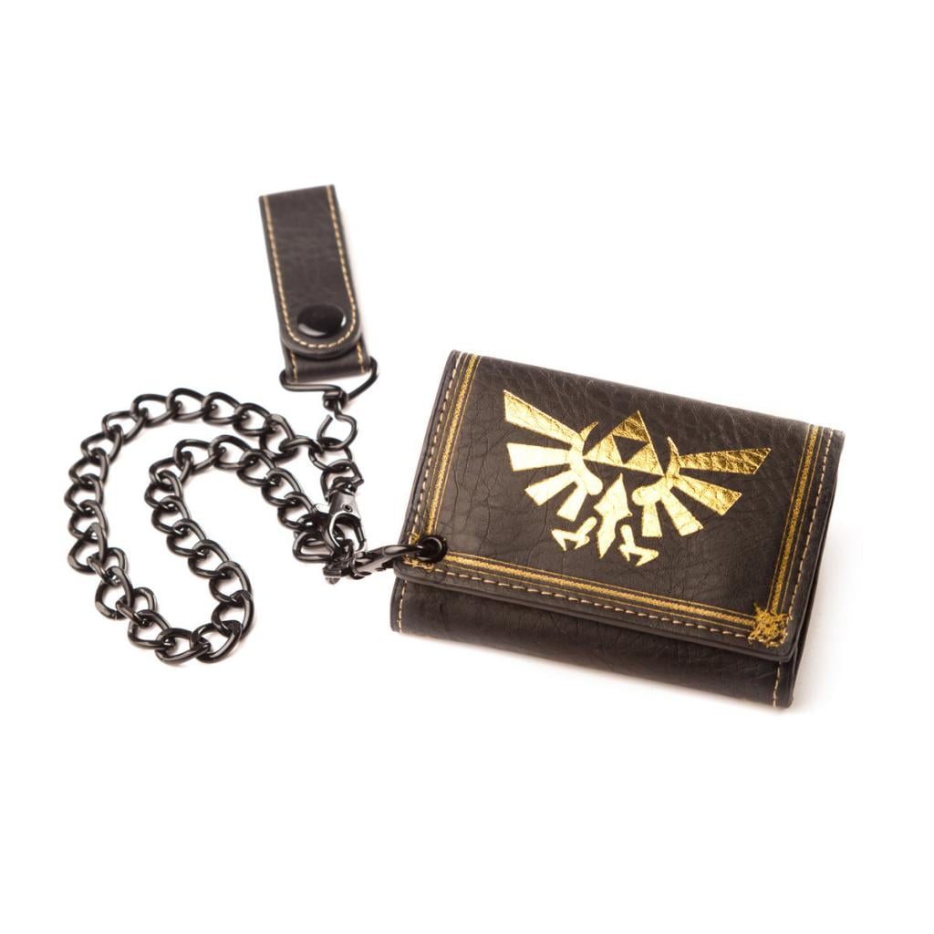 NINTENDO - ZELDA Leather Trifold Chain Wallet : ShopForGeek.com: Wallet ...
