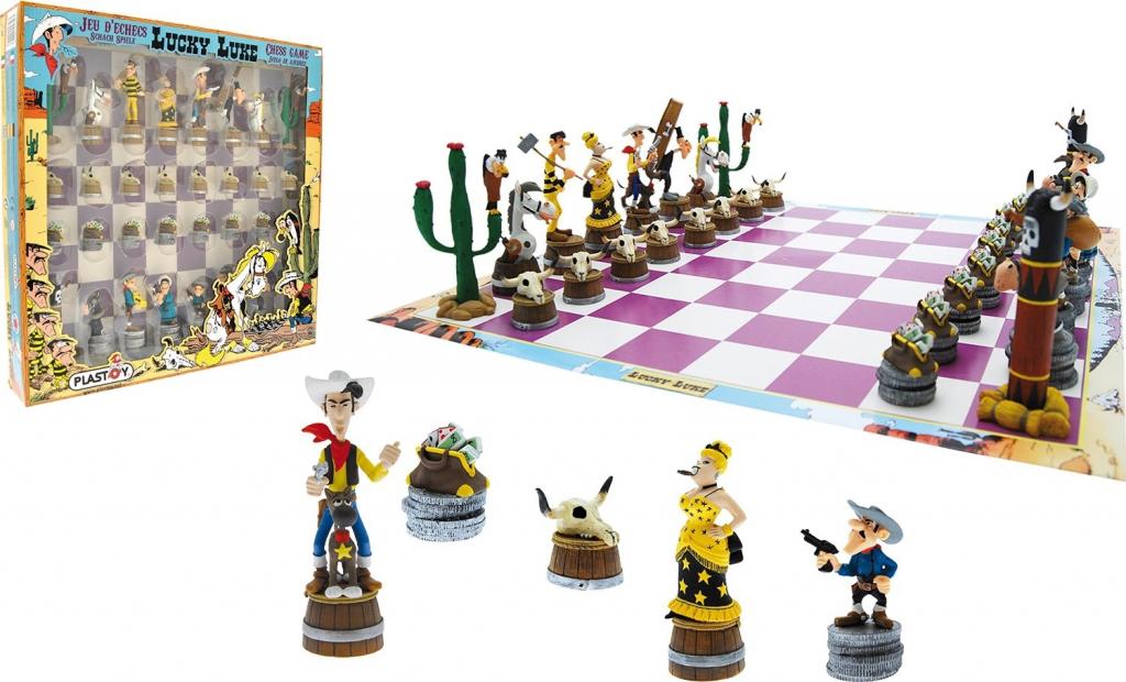 LUCKY LUKE - Chess Set : ShopForGeek.com: Board game Lucky Luke