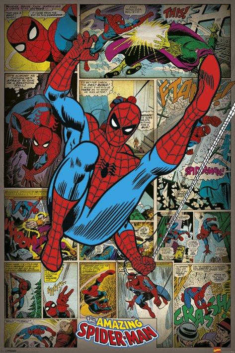 MARVEL DECO - Poster 61X91 - Spiderman Retro : ShopForGeek.com: Póster ...