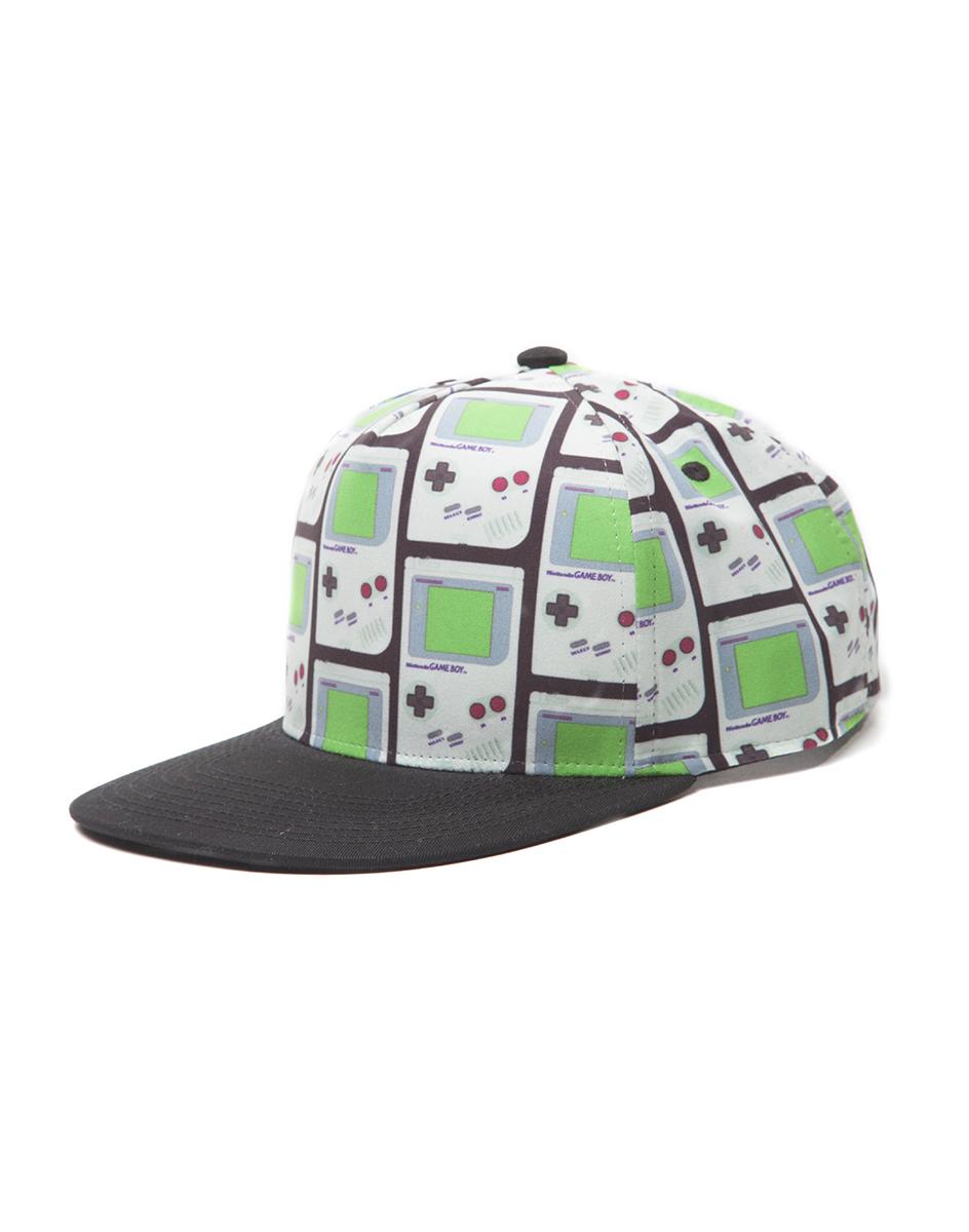 NINTENDO - Cap - Gameboy With All Over Print Snapback : ShopForGeek.com ...