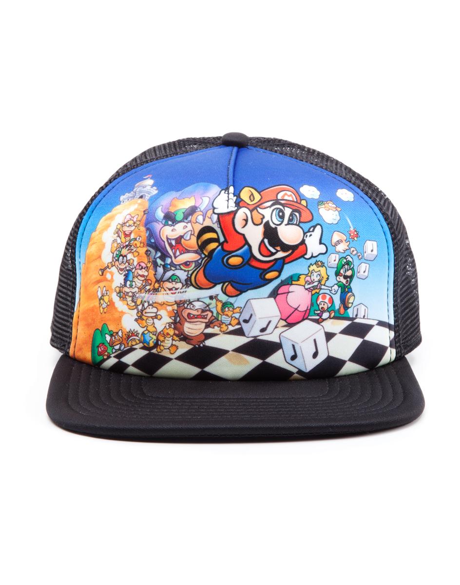 NINTENDO - Super Mario Bros 3 Snapback : ShopForGeek.com: Gorra Difuzed ...