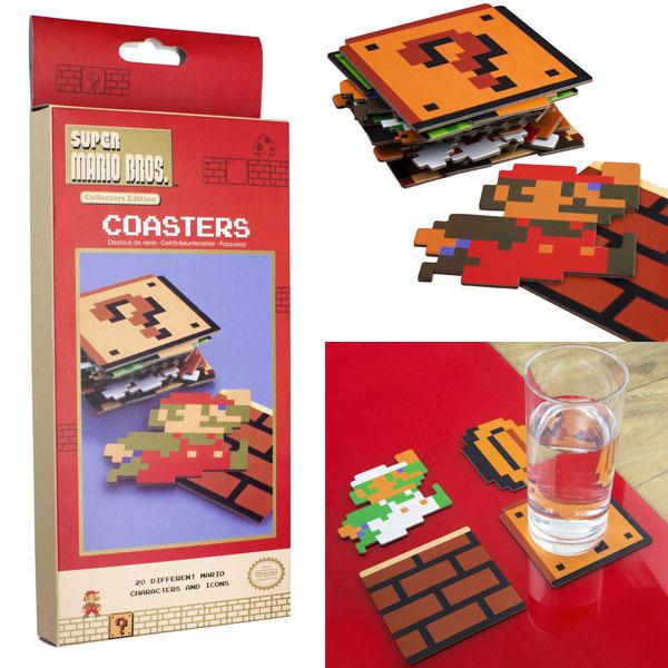 NINTENDO - Super Mario Bros Coasters Pack : ShopForGeek.com: Coaster ...