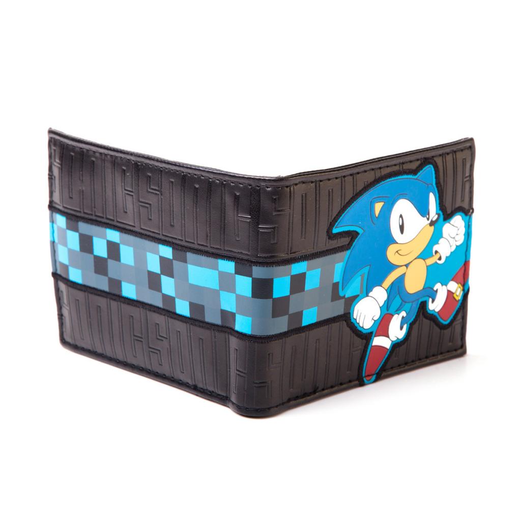 SONIC - Black Running Sonic Bifold Wallet : ShopForGeek.com ...
