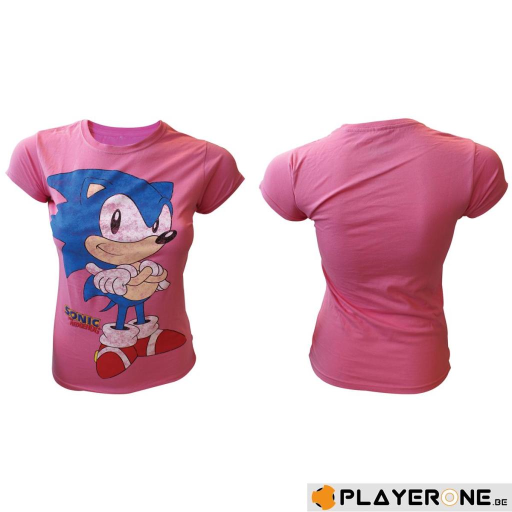 SONIC - T-Shirt Sonic The Hedgehog Pink Girls (XL) : ShopForGeek.com: T ...