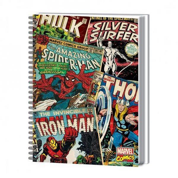 MARVEL - Notebook A5 - Marvel Montage : ShopForGeek.com: Notebook ...