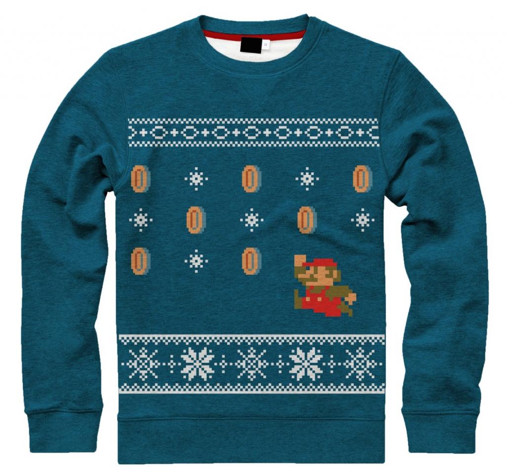 NINTENDO - Sweater Mario Christmas (XL) : ShopForGeek.com: Jumper ...