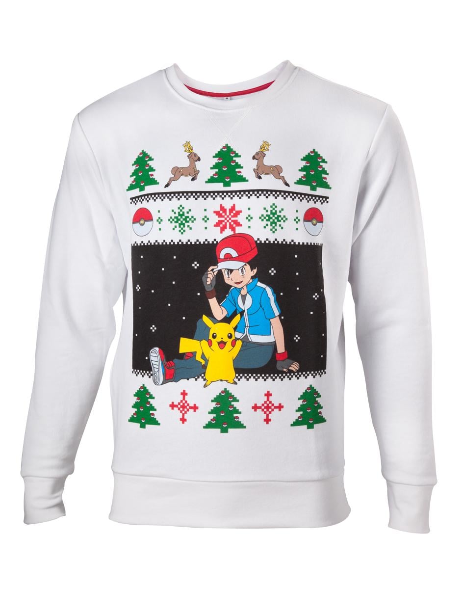 POKEMON - Sweater Ash and Pikachu Christmas (L) : ShopForGeek.com ...