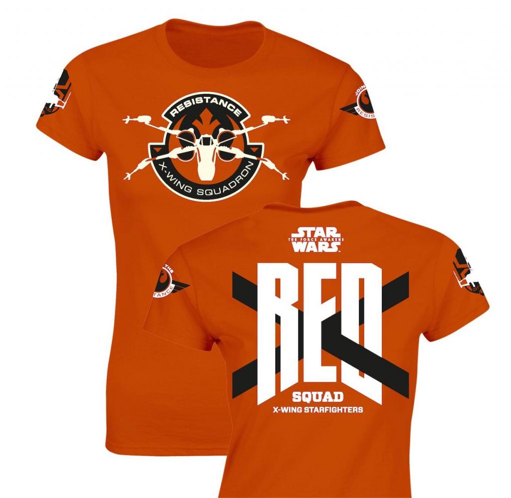 STAR WARS 7 - T-Shirt Red Squad GIRLS - Orange (M) : ShopForGeek.com: T ...