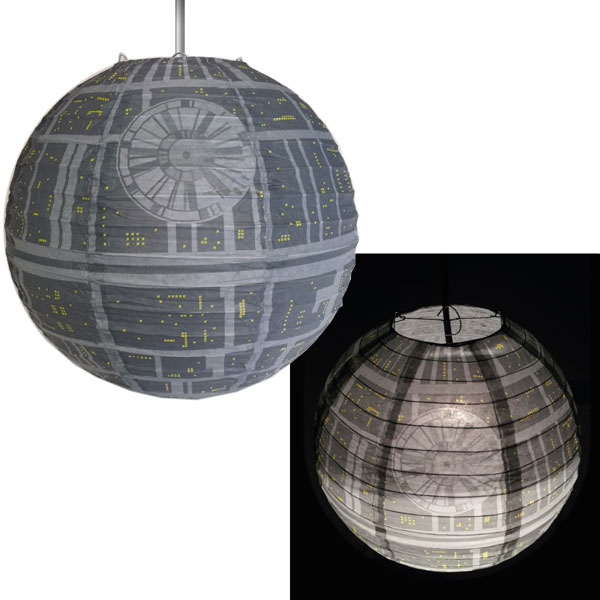 STAR WARS - Death Star Paper Light Shade : ShopForGeek.com: Lamp Groovy ...