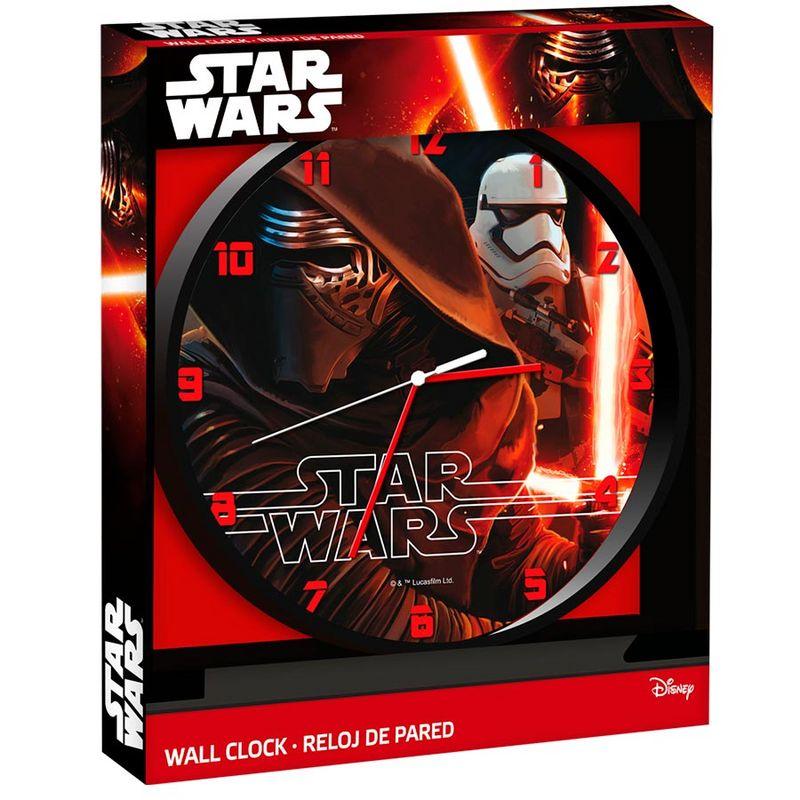 STAR WARS - Wall Clock - Kylo Ren (25 Cm) : ShopForGeek.com: Horloge Star Wars