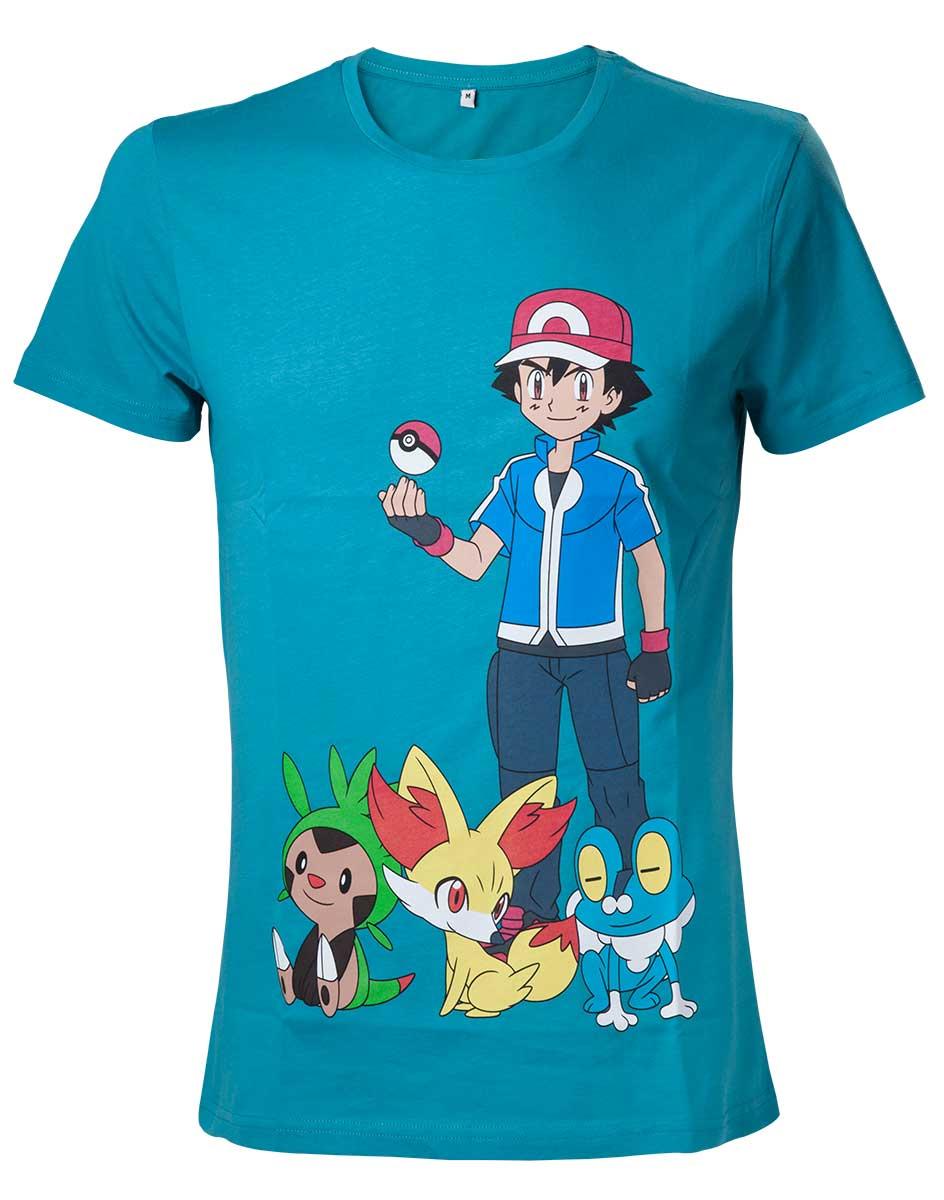 POKEMON - T-Shirt Ash Ketchum (XS) : ShopForGeek.com: Camiseta Difuzed ...