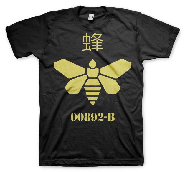BREAKING BAD - T-Shirt Methlamine Barrel Bee - Black (L) : ShopForGeek ...