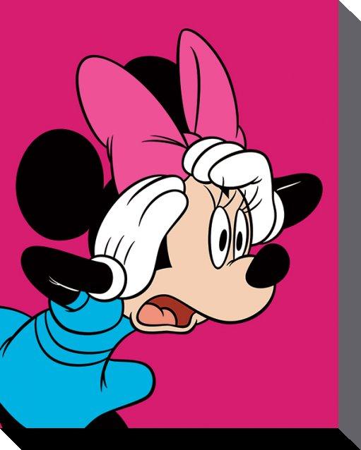 DISNEY - Canvas 40X50 '38mm' - Minnie Mouse Shocked : ShopForGeek.com ...