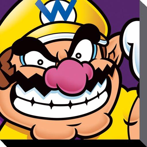 NINTENDO - Canvas 40X40 '38mm' - Super Mario : Wario : ShopForGeek.com ...