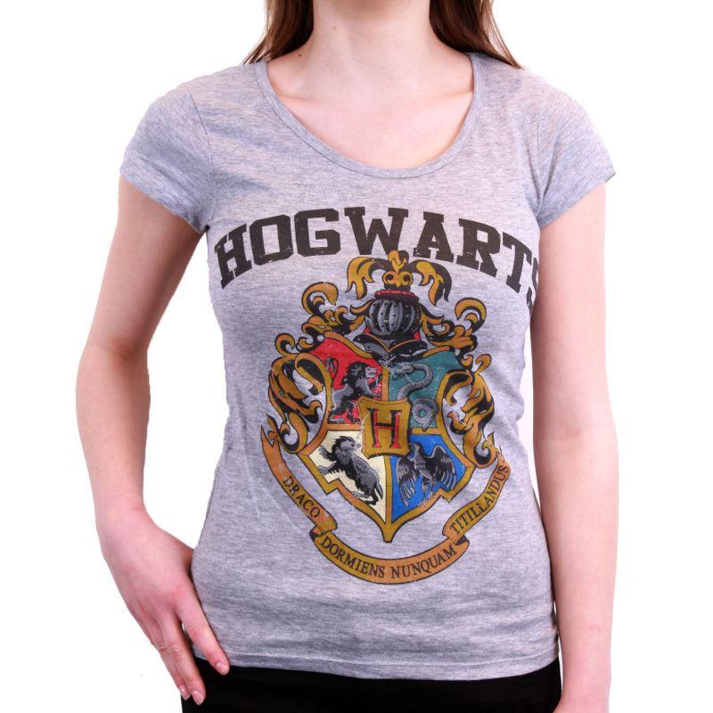 HARRY POTTER - T-Shirt Hogwarts Old School - GIRL (L) : ShopForGeek.com ...