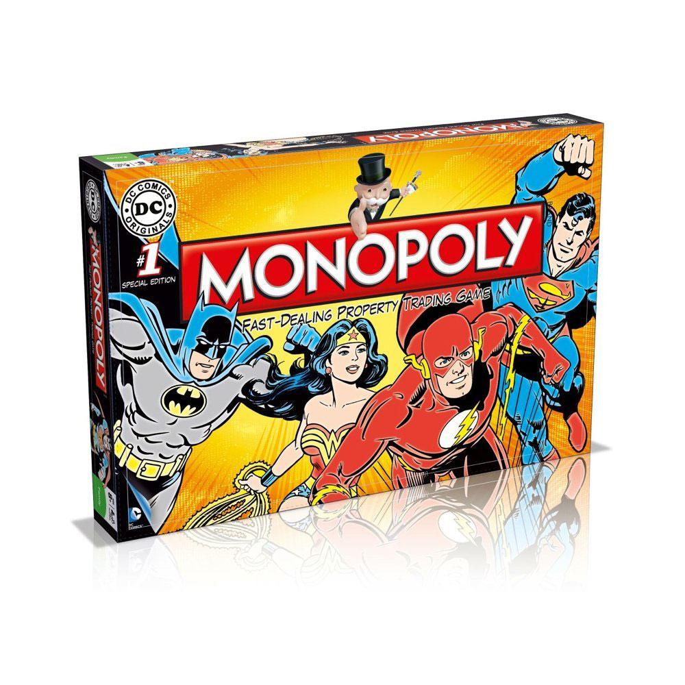 MONOPOLY - DC Comics Retro (UK) : ShopForGeek.com: Board game DC Comics